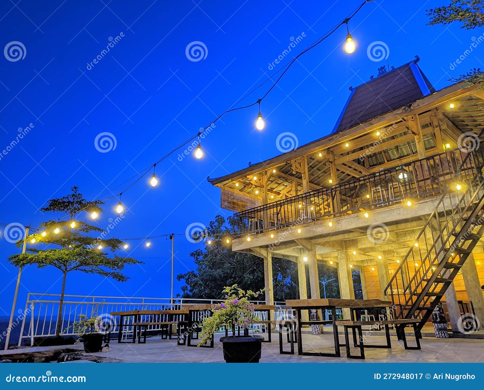 Sky view from gugel resto stock image. Image of gugel - 272948017