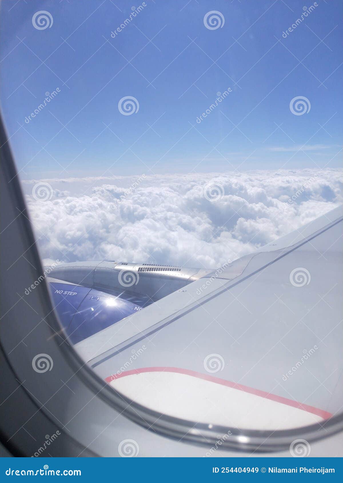 Sky View from Indigo Flight Stock Image - Image of airline, driving ...