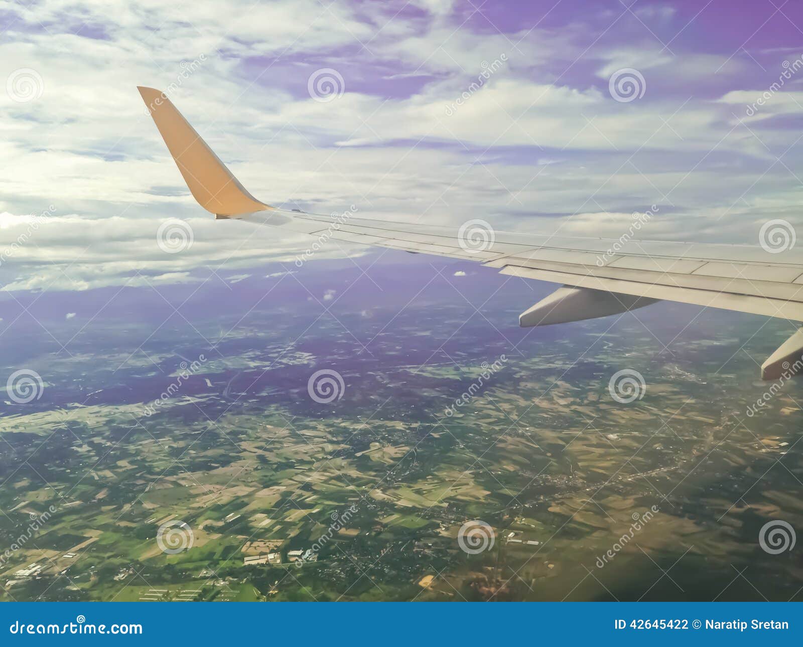 Sky view stock photo. Image of shapes, sunny, craft, plane - 42645422