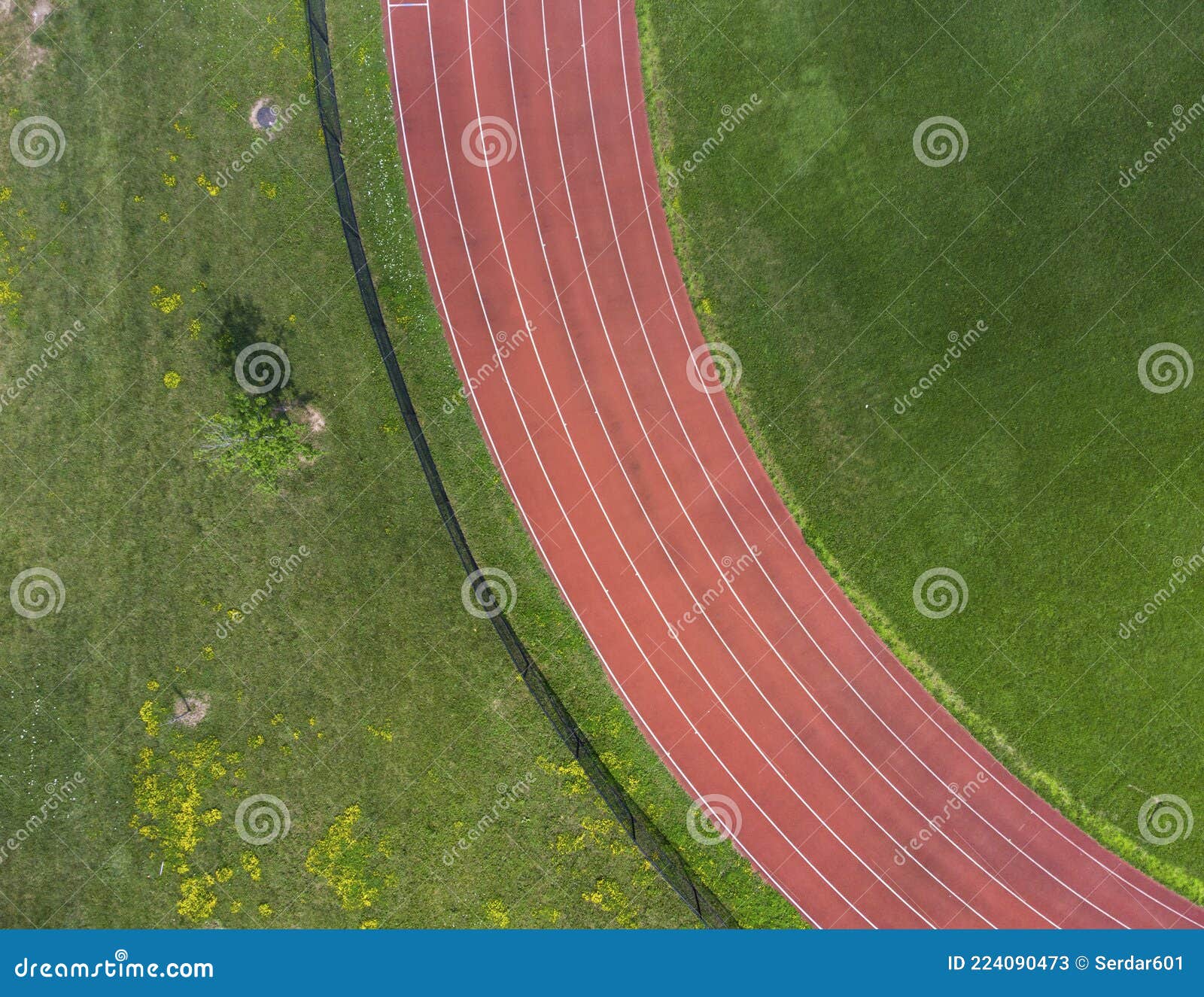 Sky view of a racetrack stock image. Image of lane, stadium - 224090473