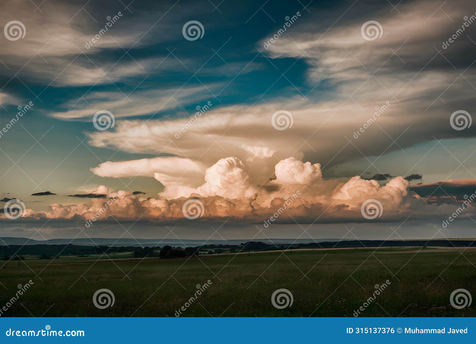 Sky Vista Wallpaper Features Sky with Clouds in Dynamic Formation Stock ...
