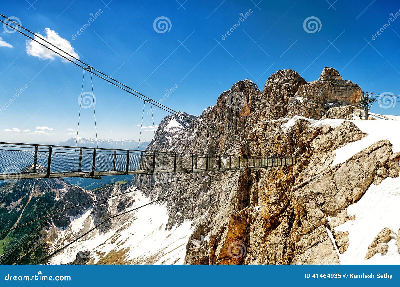 Sky Walk in Dachstein Glacier Stock Image - Image of cold, altitude ...
