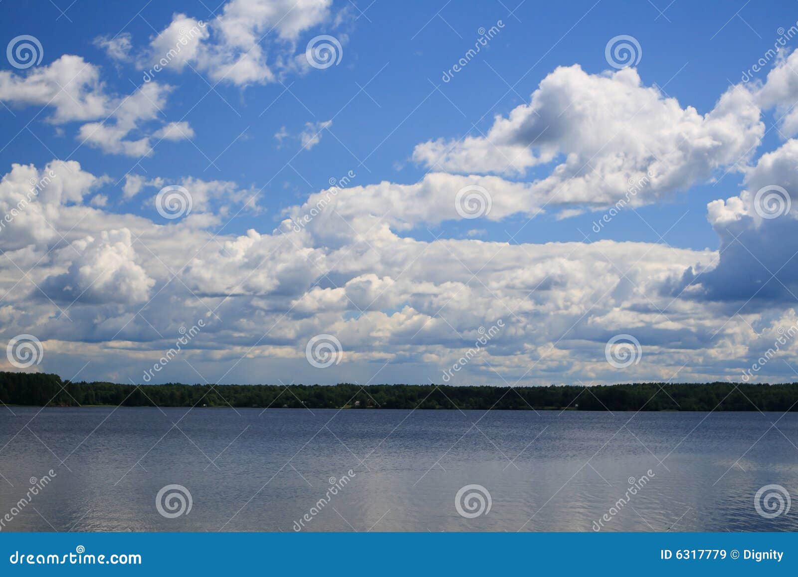 Sky and water stock image. Image of sunshine, forest, nature - 6317779
