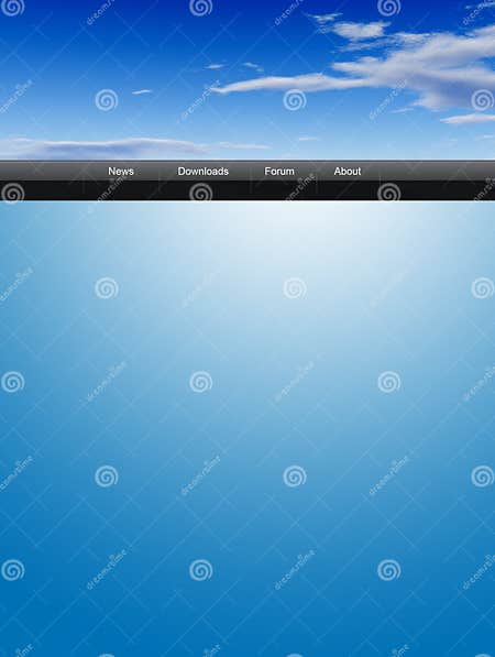 Sky web template stock image. Image of internet, mobility - 5567411