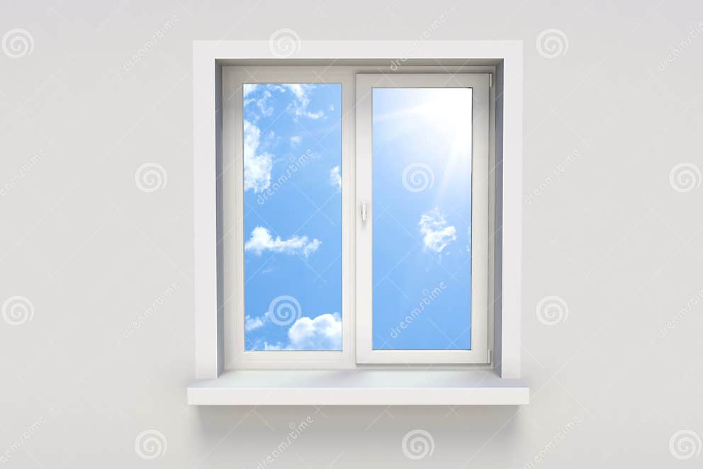Sky in the window stock photo. Image of accessibility - 17384702
