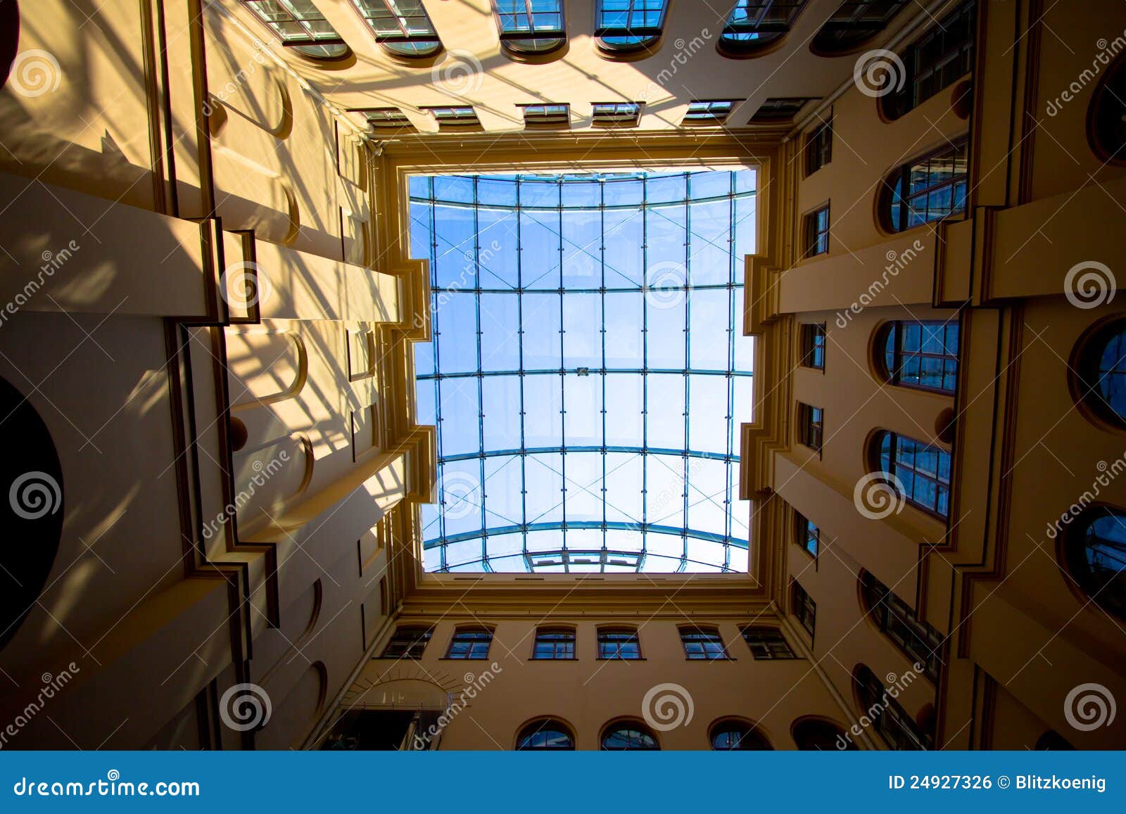 Sky in windows stock photo. Image of pattern, architecture - 24927326