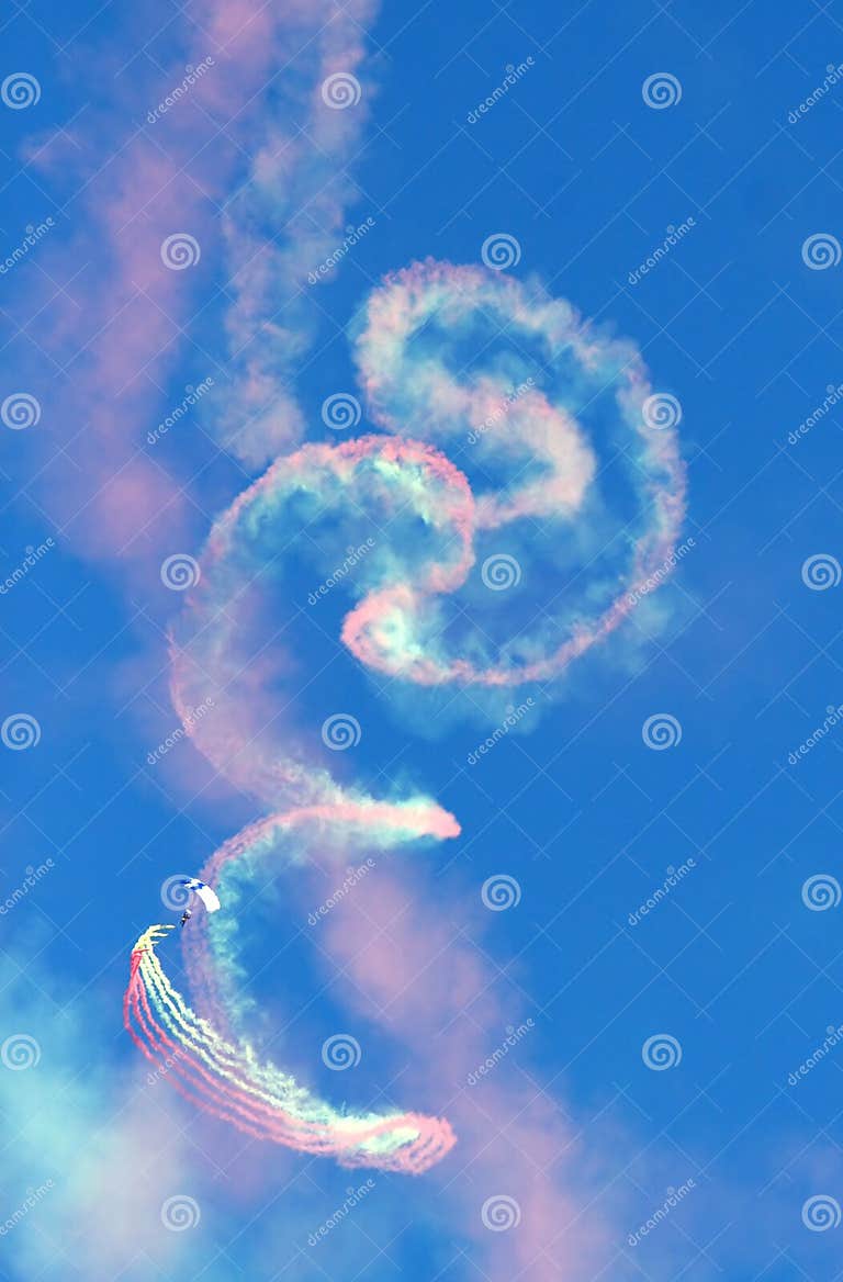 Sky Writer 2 stock photo. Image of skydive, skydiver, wind - 2210878