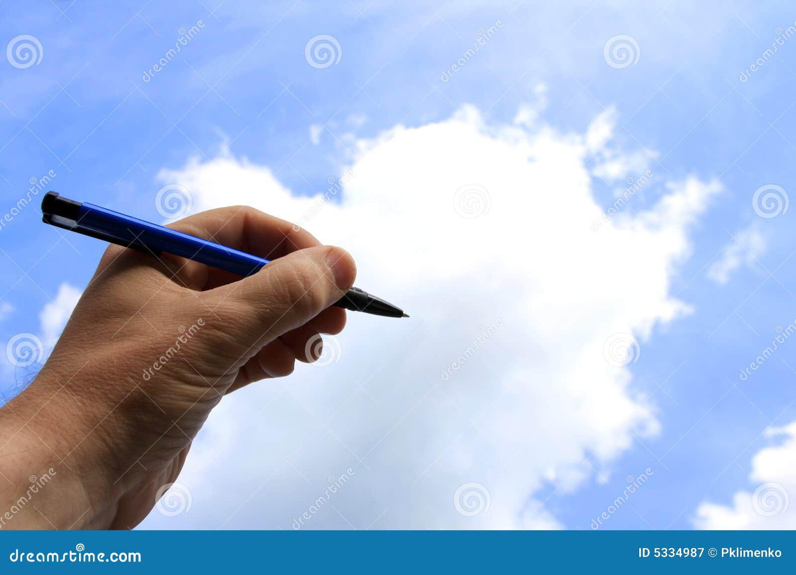 Sky Writer stock image. Image of text, clouds, writer - 5334987
