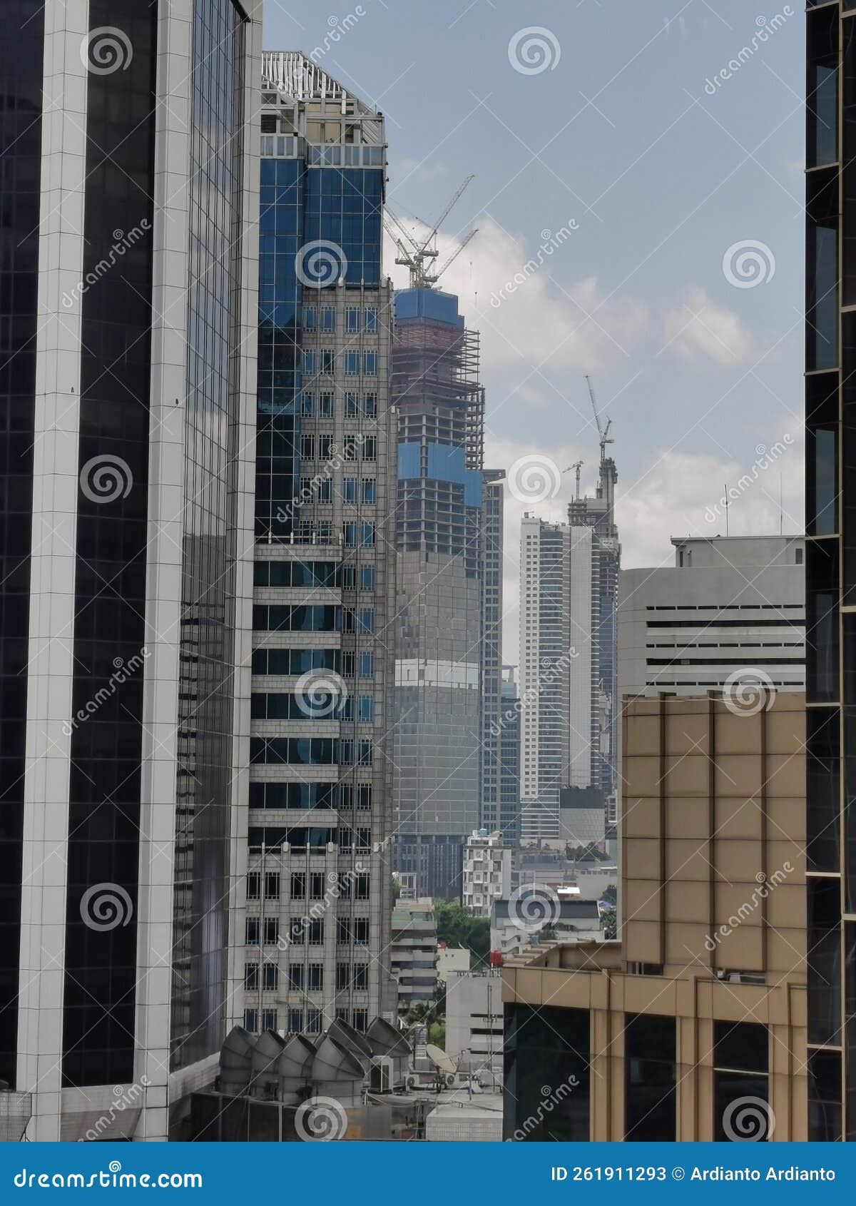 Skycraper Central Jakarta Buildings Indonesia Editorial Stock Photo ...