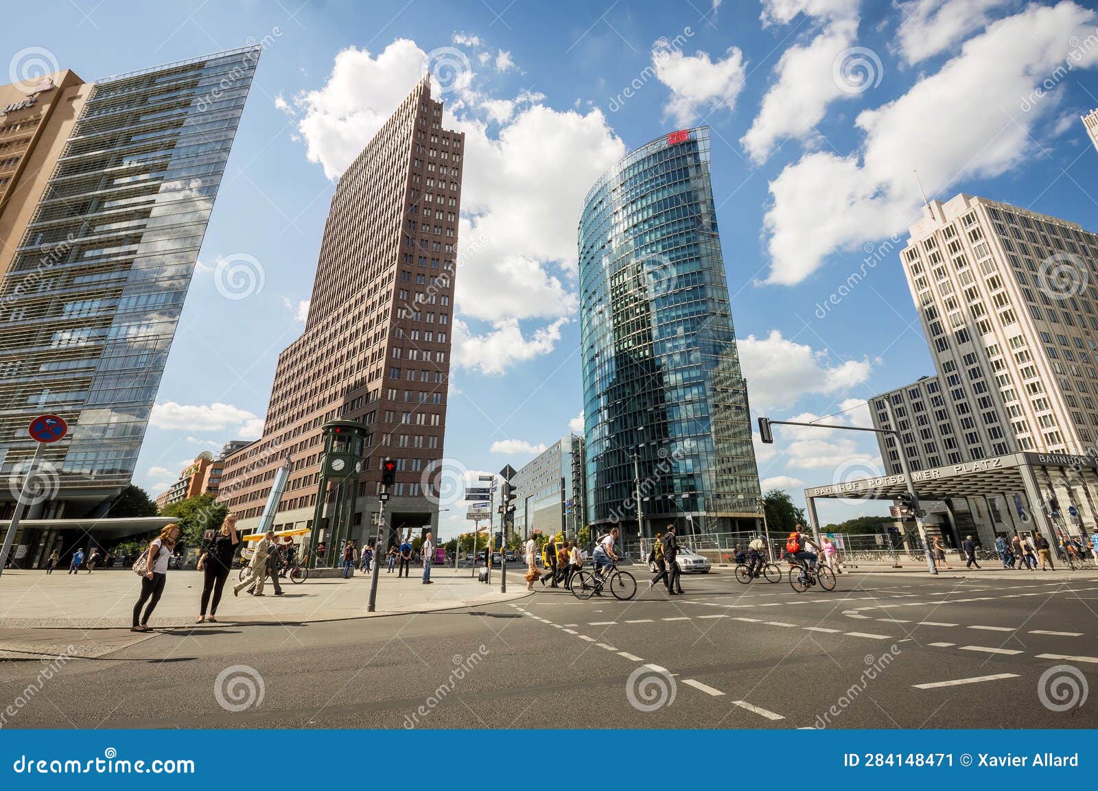 Skycrapers in Berlin& X27;s Financial District, Germany Editorial Photo ...