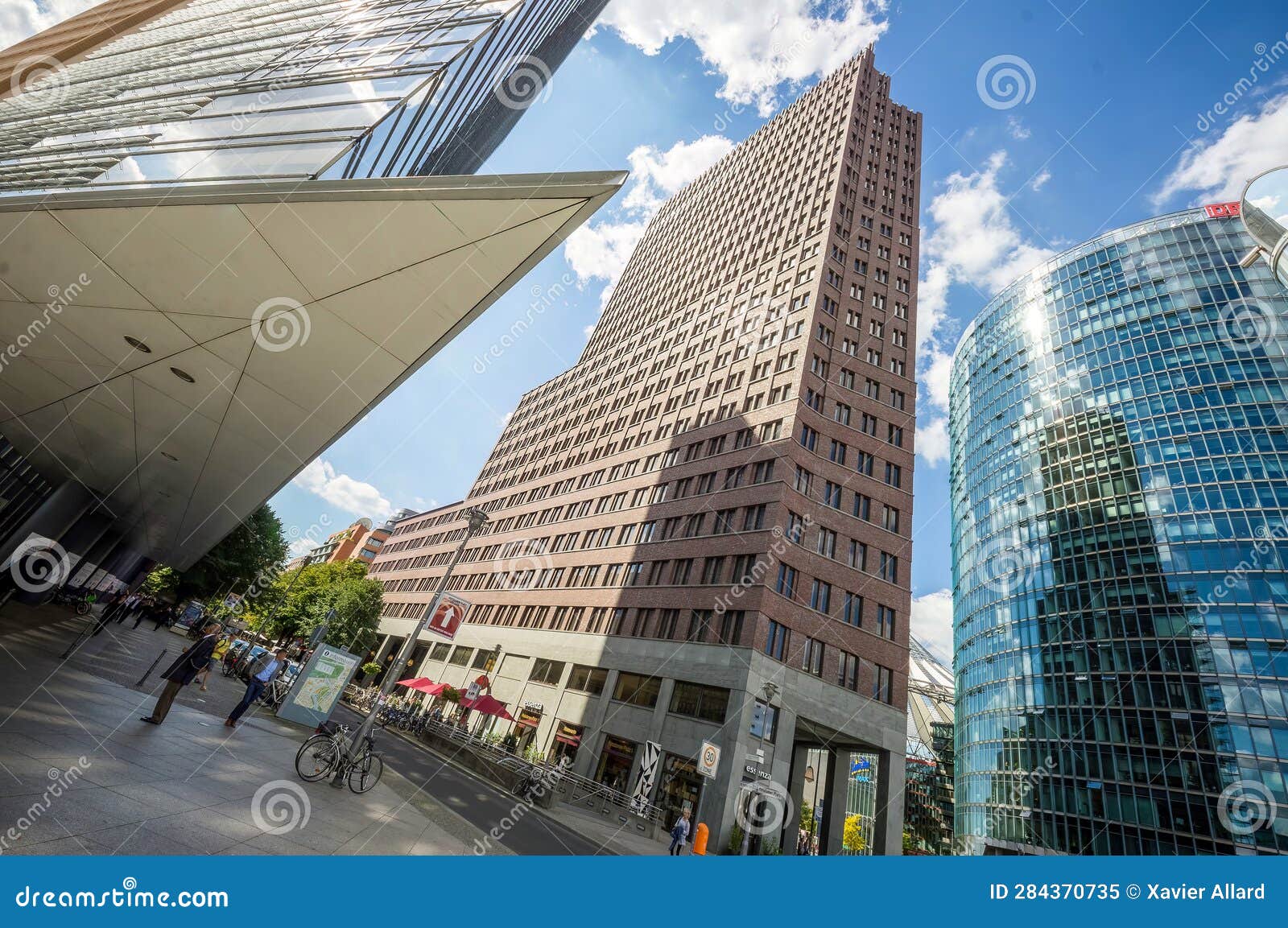 Skycrapers in Berlin& X27;s Financial District, Germany Editorial Image ...