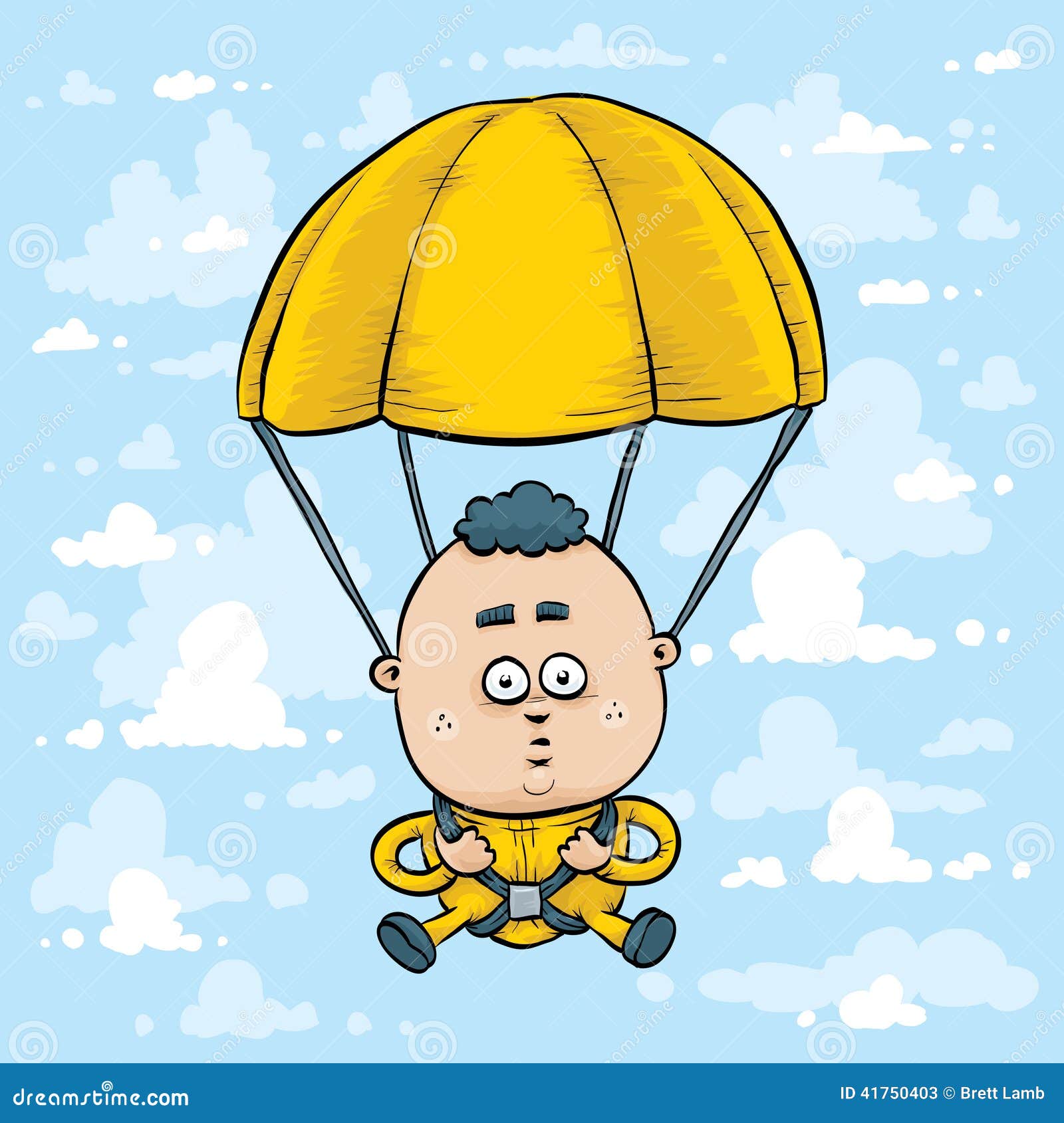 Skydiver Stock Illustration - Image: 41750403