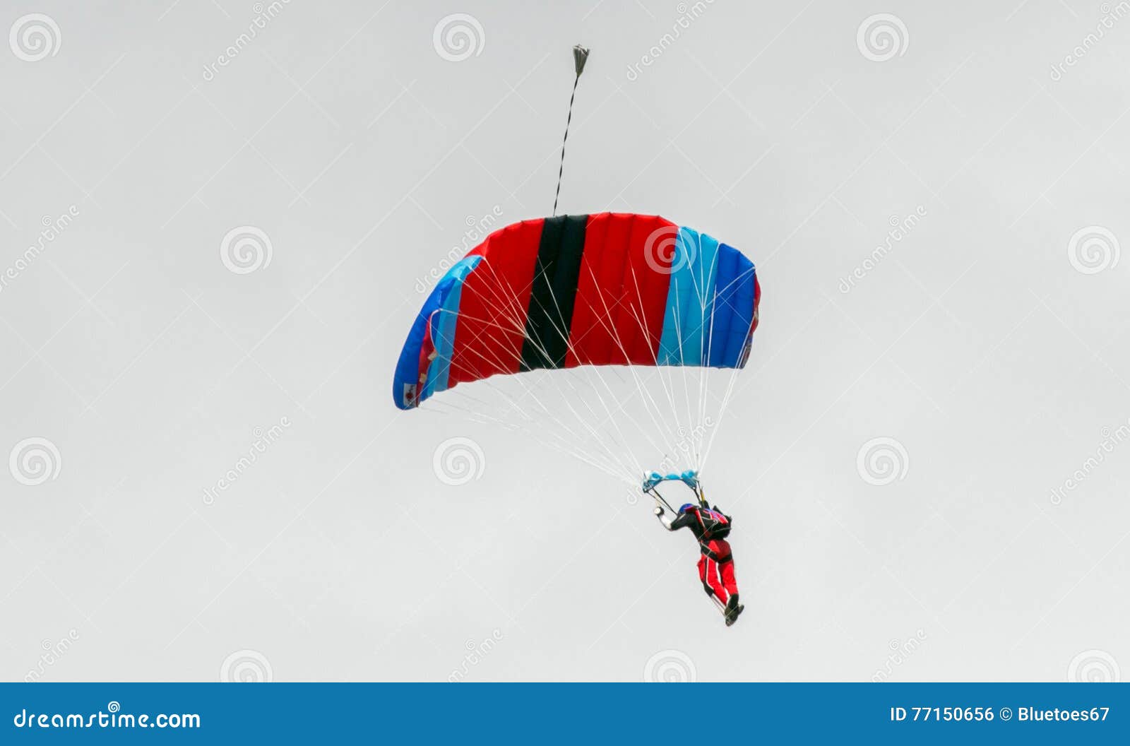A Skydiver Performing Skydiving with Parachute Editorial Photo - Image ...