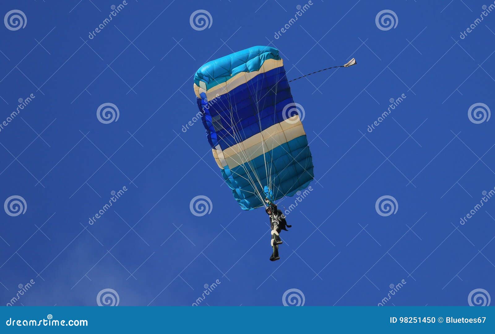 A Skydiver Performing Skydiving with Parachute Editorial Image - Image ...