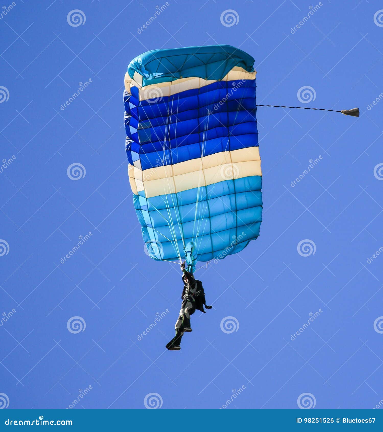 A Skydiver Performing Skydiving with Parachute Editorial Photo - Image ...