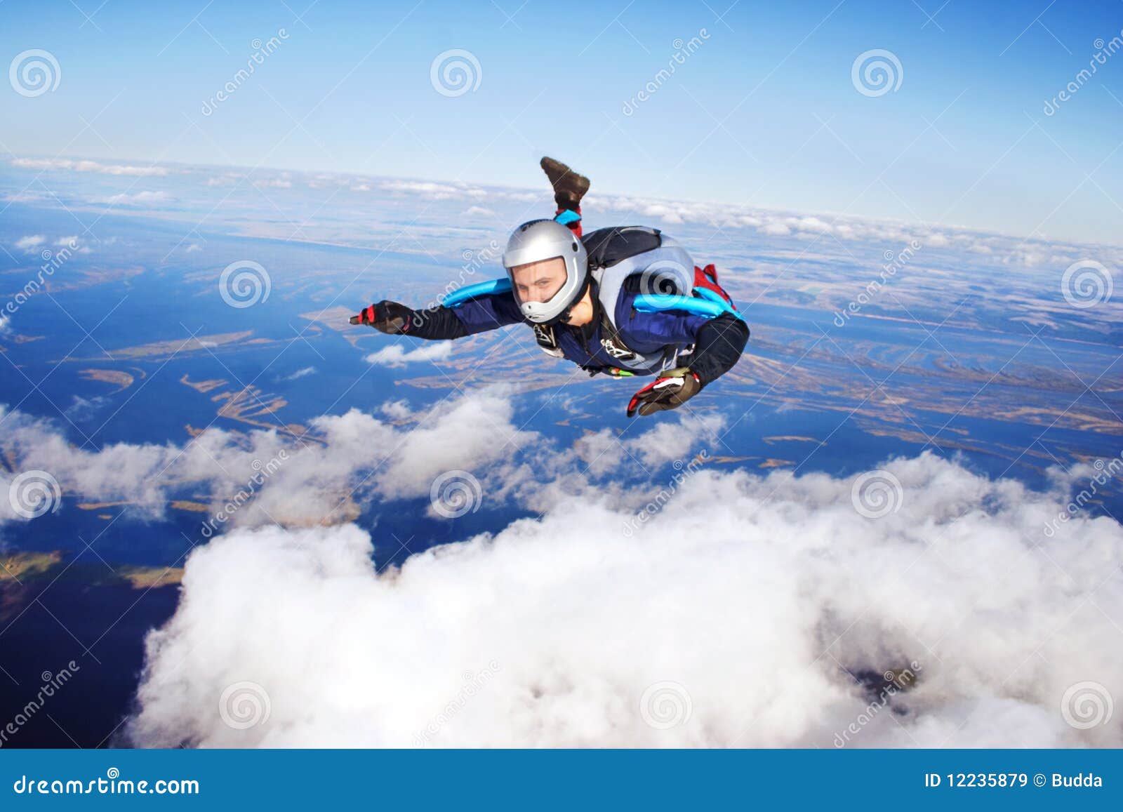Skydivers stock image. Image of beautiful, outdoors, skydiver - 12235879