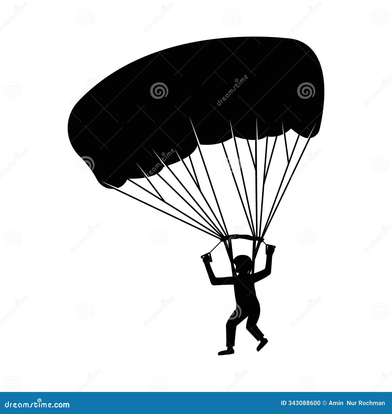 Skydiving Logo Design Vector Template, Parachuting Logo Design Stock ...
