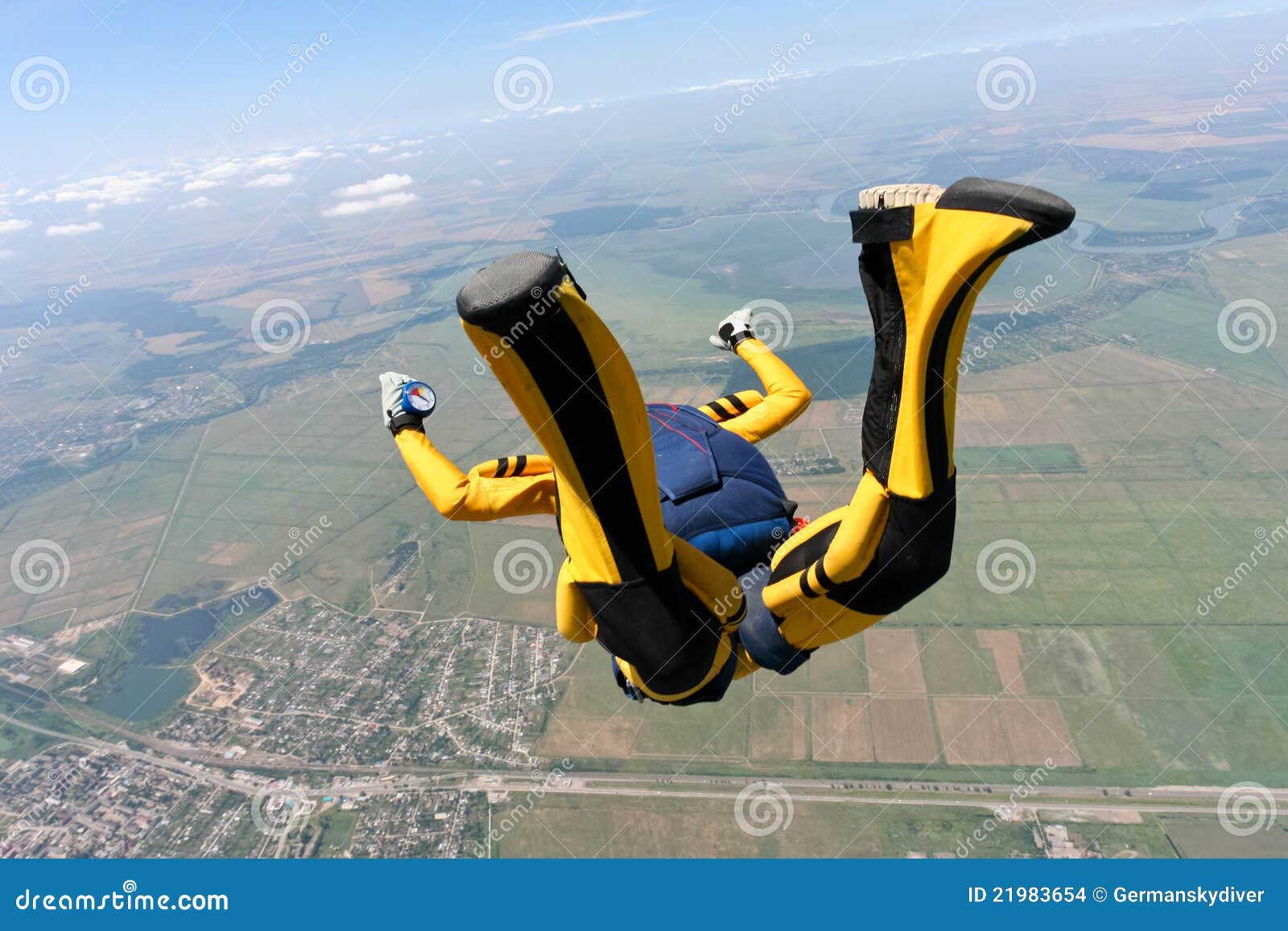 Skydiving photo stock photo. Image of height, courage - 21983654