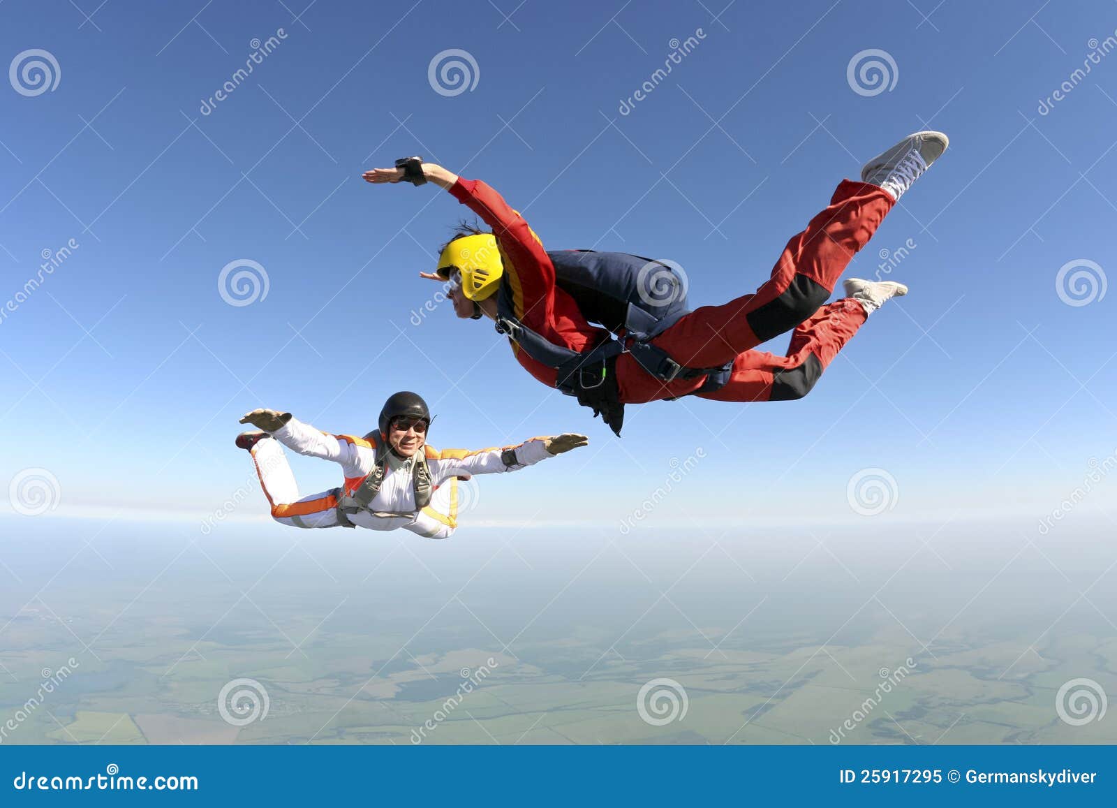 Skydiving photo. stock image. Image of group, parachute - 25917295