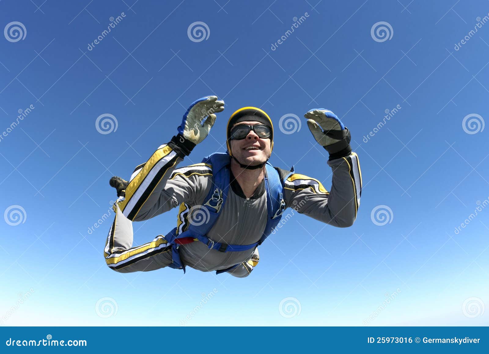 Skydiving photo. stock photo. Image of jumpsuit, velocity - 25973016