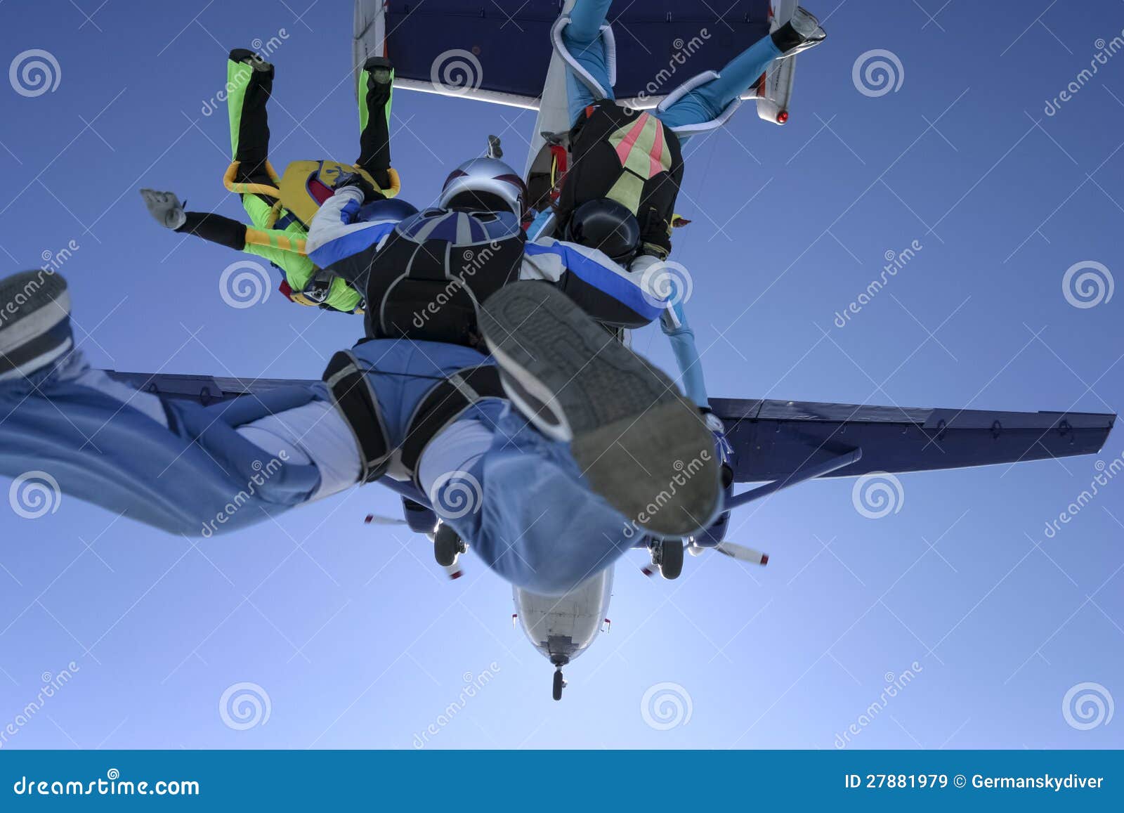 Skydiving photo. stock image. Image of thrill, skydiving - 27881979