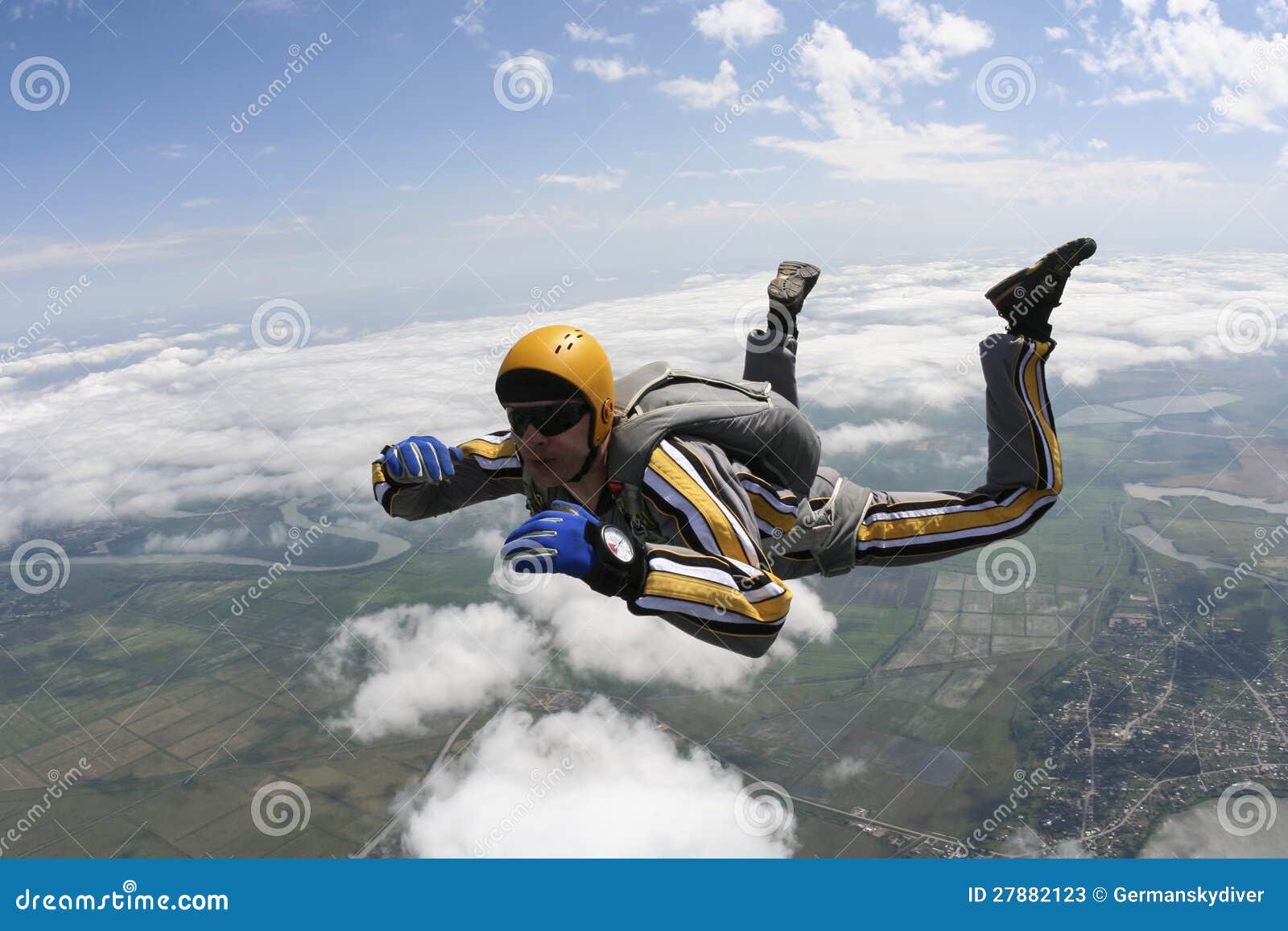 Skydiving photo. stock image. Image of jumping, danger - 27882123