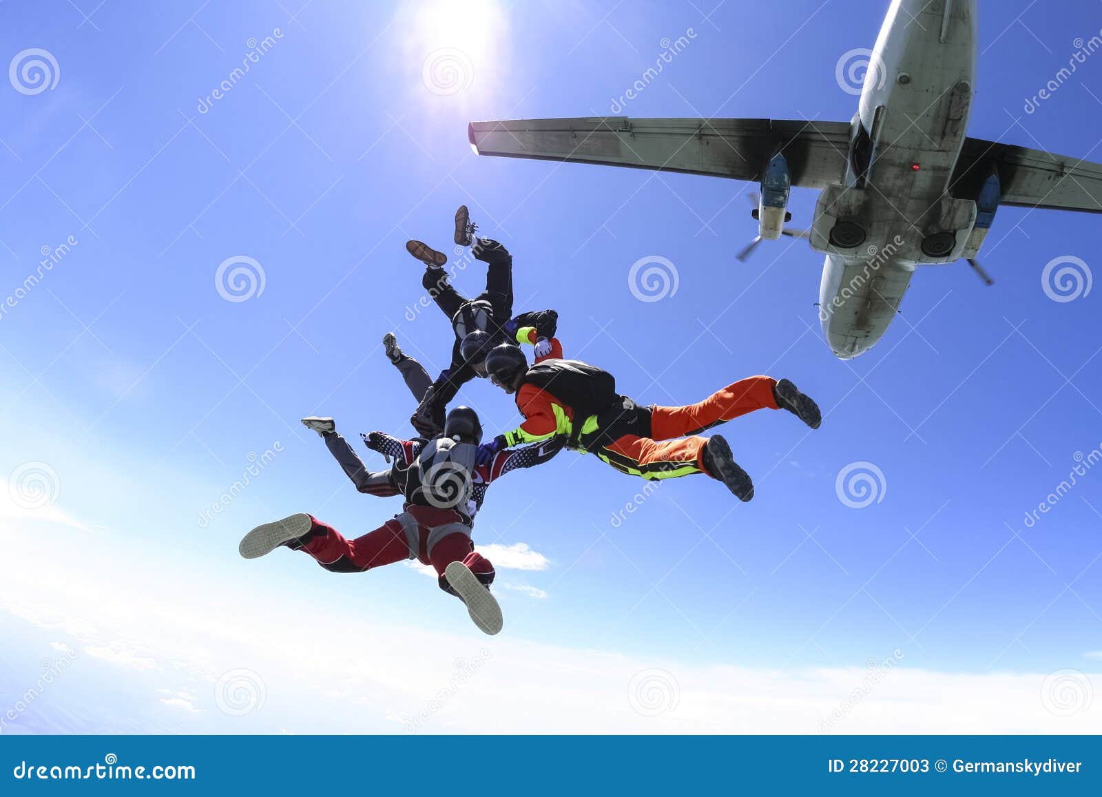 Skydiving photo. stock image. Image of high, height, jumping - 28227003