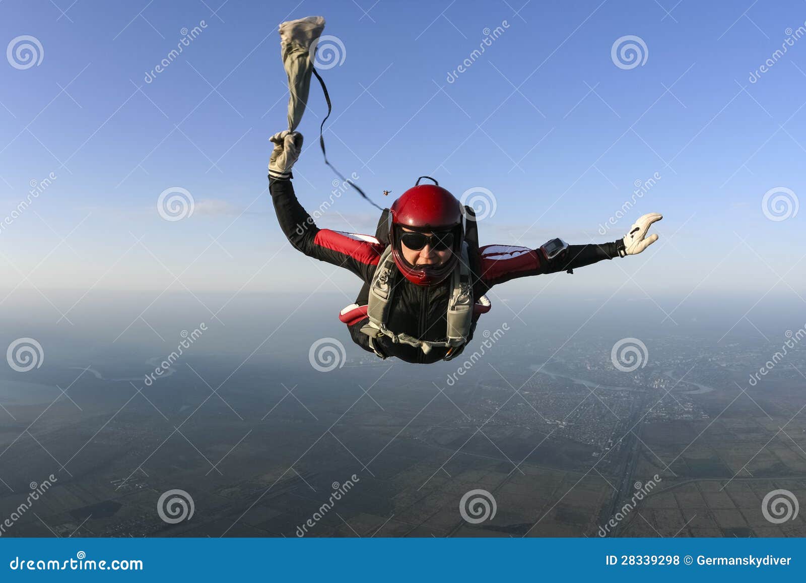 Skydiving photo. stock photo. Image of freedom, high - 28339298