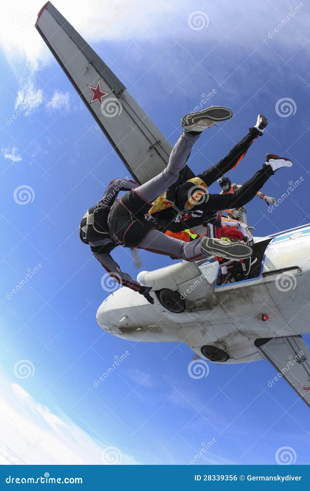 Skydiving photo. stock photo. Image of high, courage - 28339356