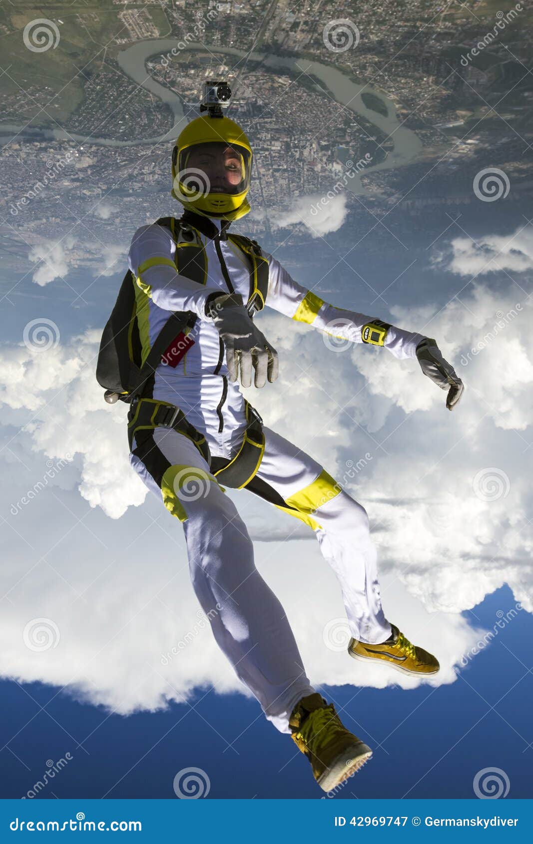Skydiving photo. stock image. Image of skill, skydiving - 42969747