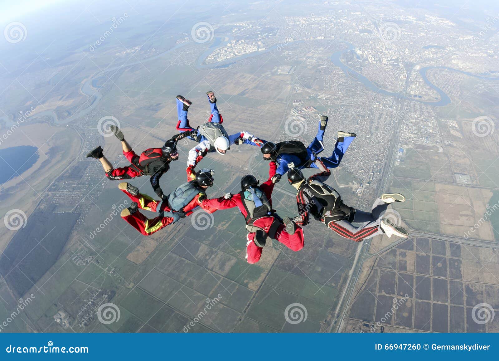 Skydiving photo. stock photo. Image of parachute, jumping - 66947260