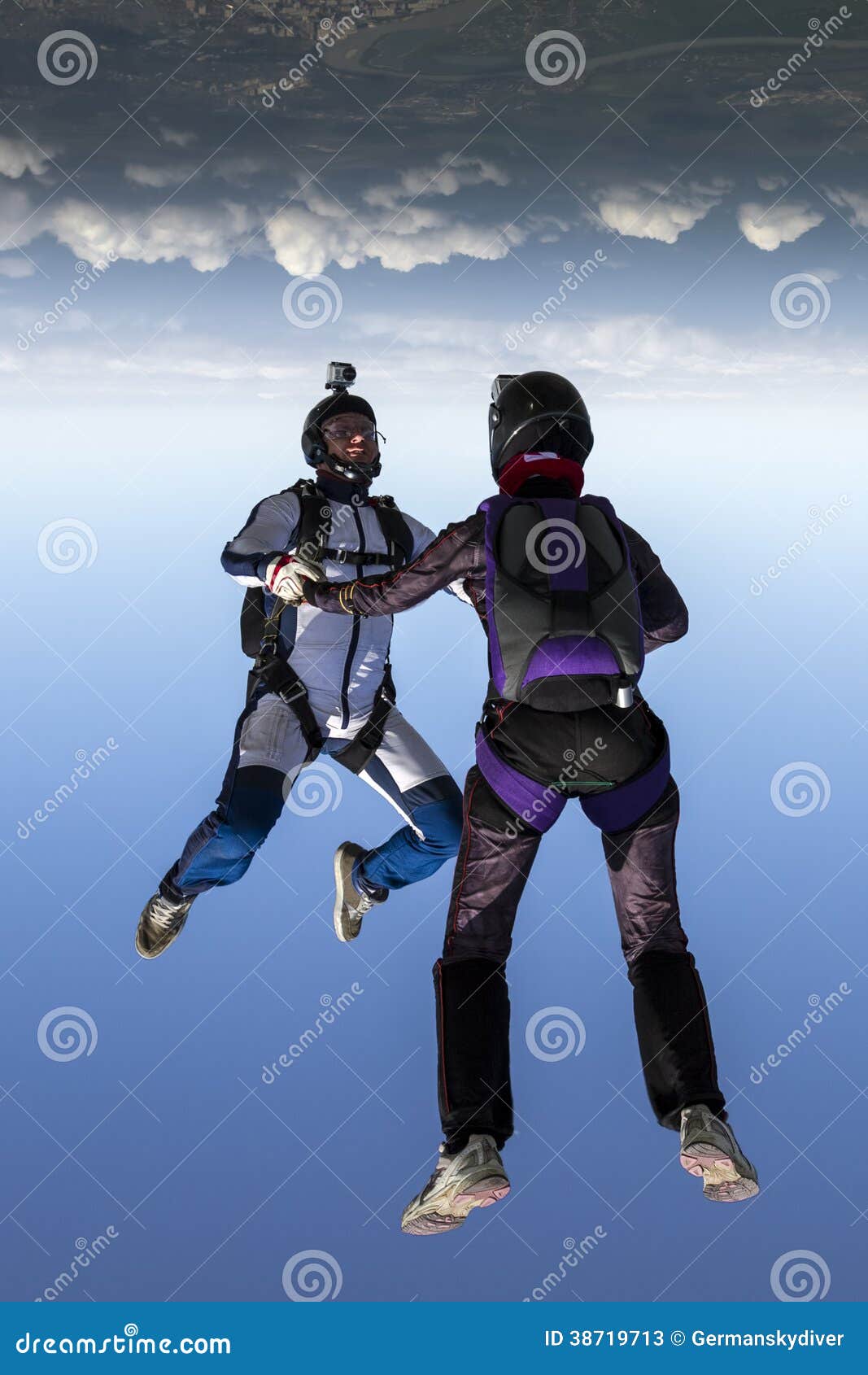 Skydiving photo. stock image. Image of extreme, turning - 38719713