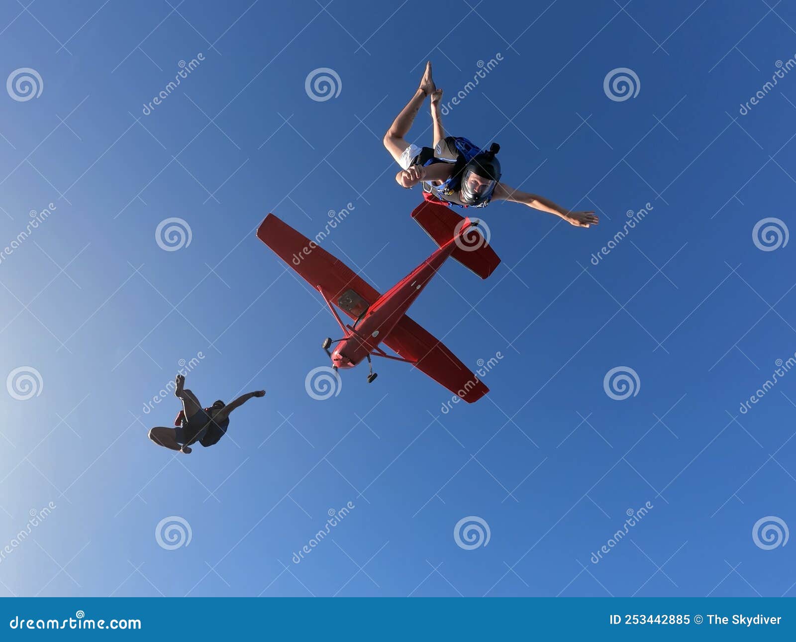 Skydiving in the Rio De Janeiro. a Summer Day, Shirtless on the Beach ...