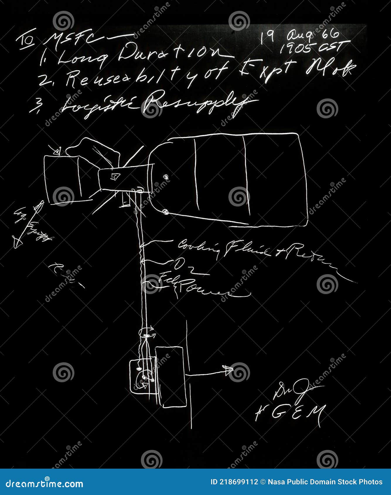 Skylab Concept By George Mueller Picture. Image: 218699112