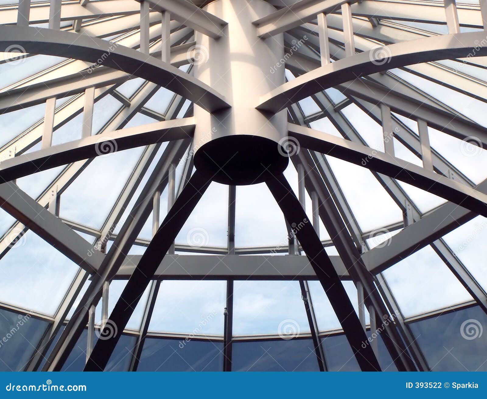 Skylight stock photo. Image of beams, windows, domed, ceiling - 393522