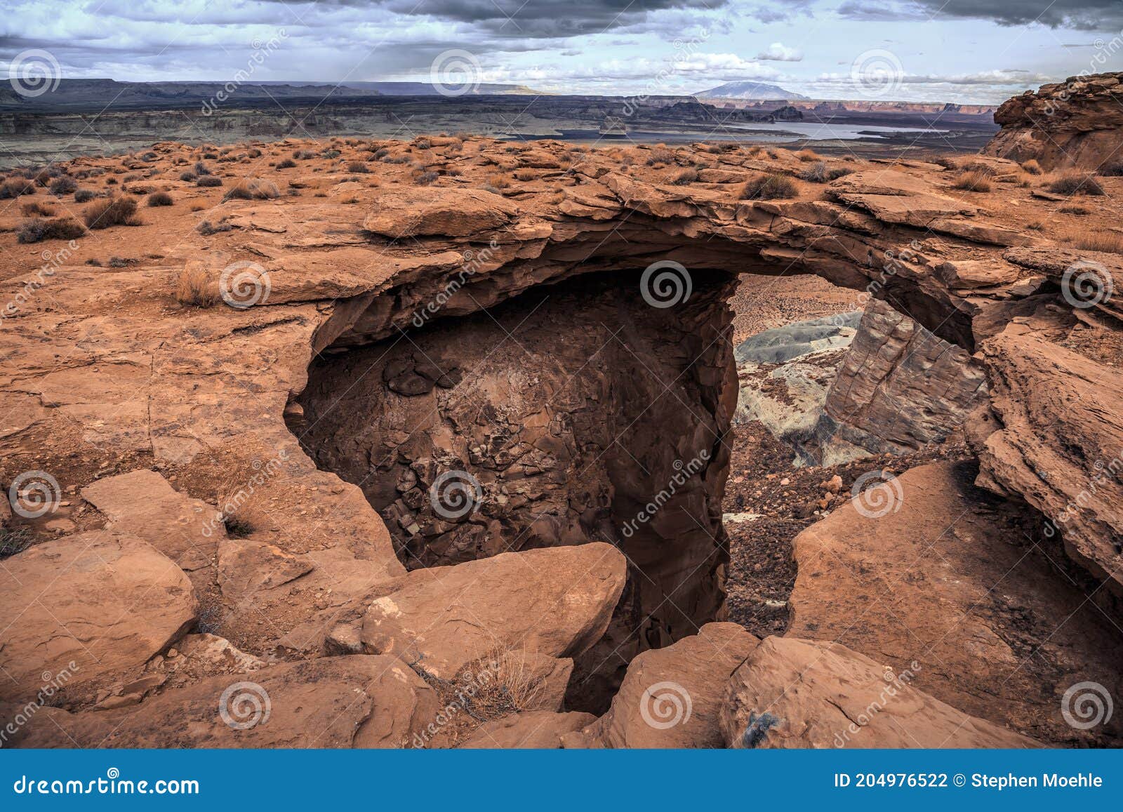 Skylight Arch, Grand Staircase Escalante, Utah Stock Photo - Image of ...