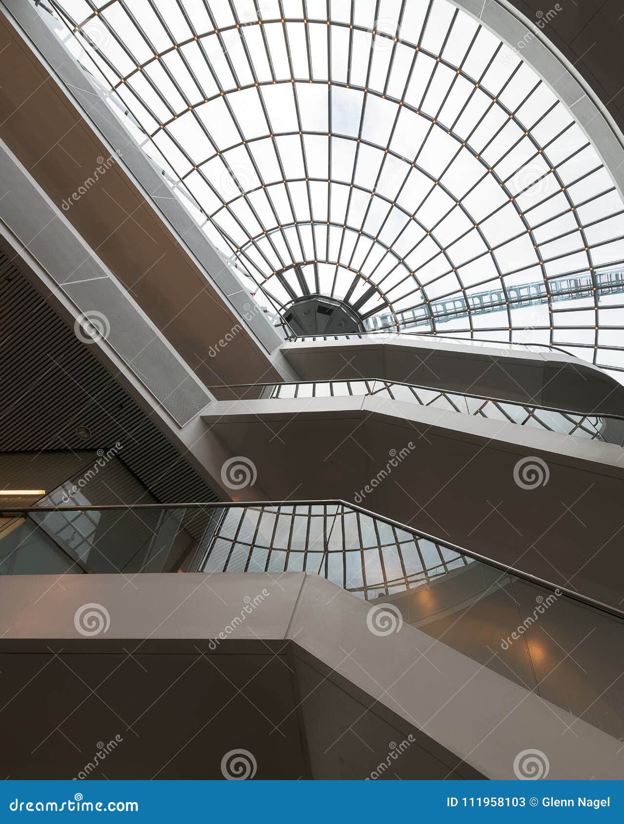 Skylight Ceiling of the Perlan Museum Editorial Stock Photo - Image of ...