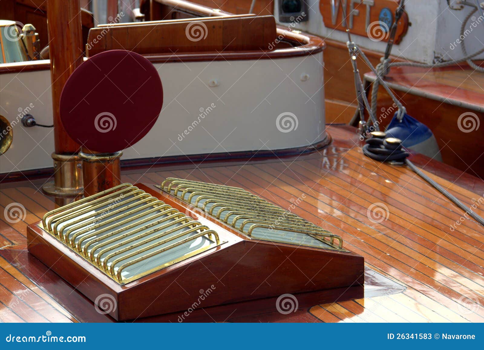 Skylight on classic yacht stock image. Image of details - 26341583