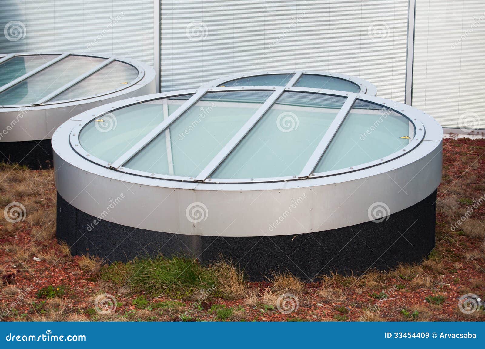 Skylight stock image. Image of architecture, round, grass - 33454409