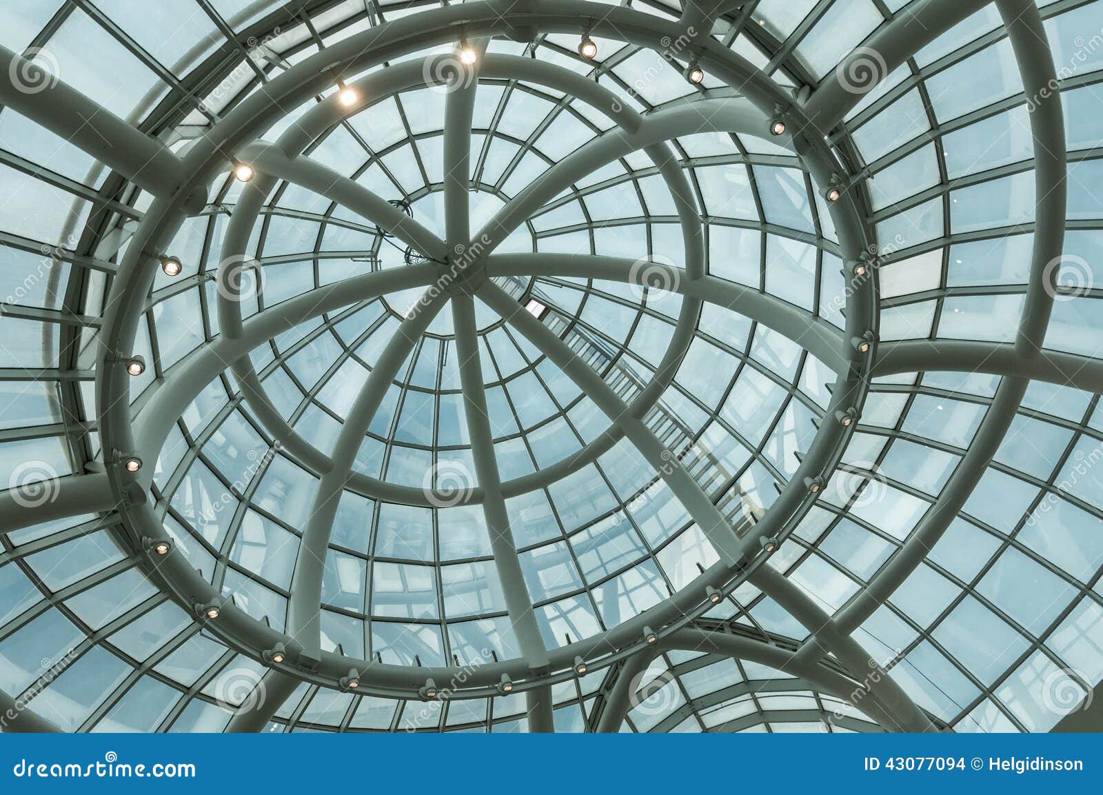 Skylight dome stock photo. Image of architectural, glass - 43077094