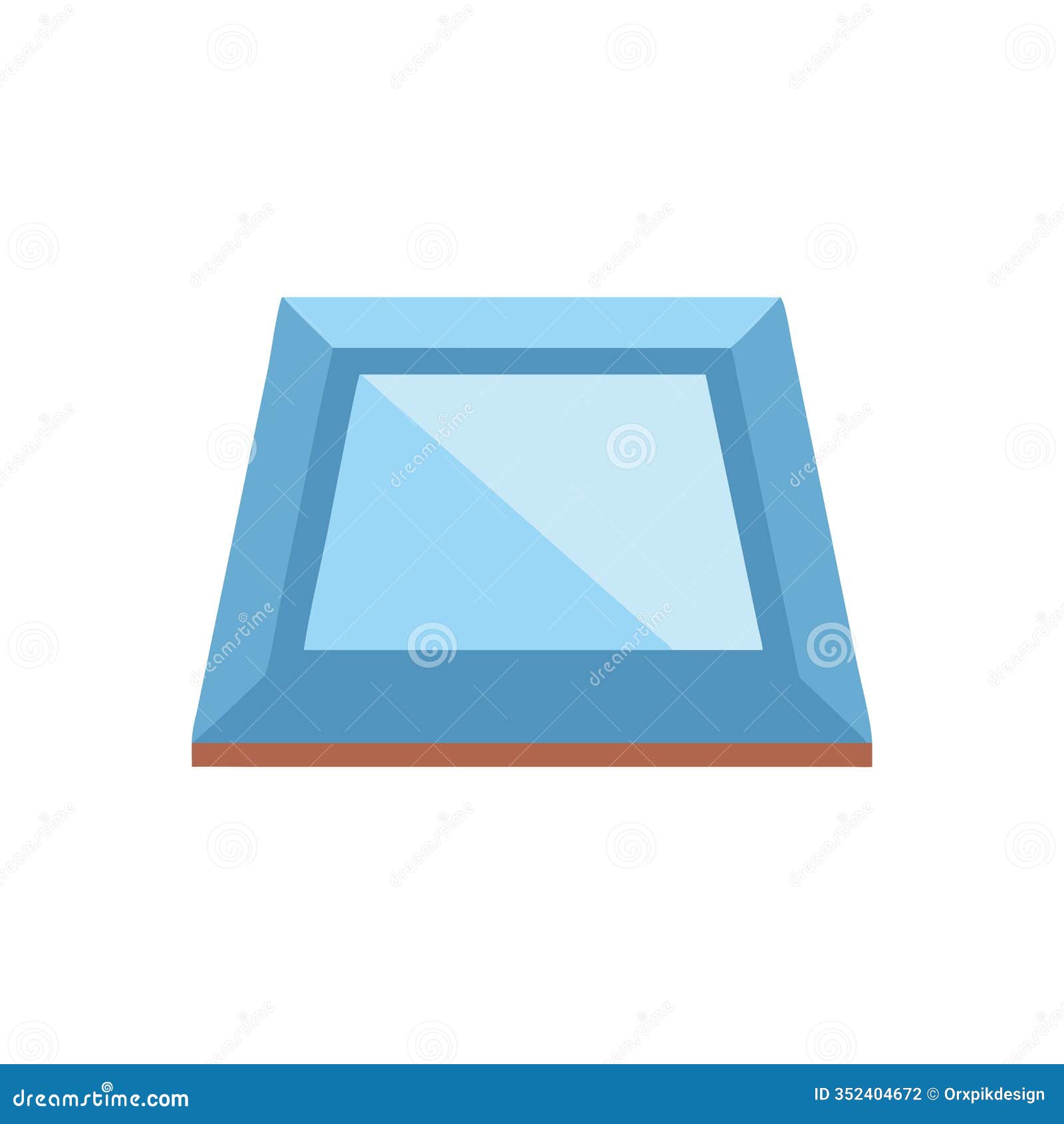 Skylight Frame Icon for Installation Stock Illustration - Illustration ...