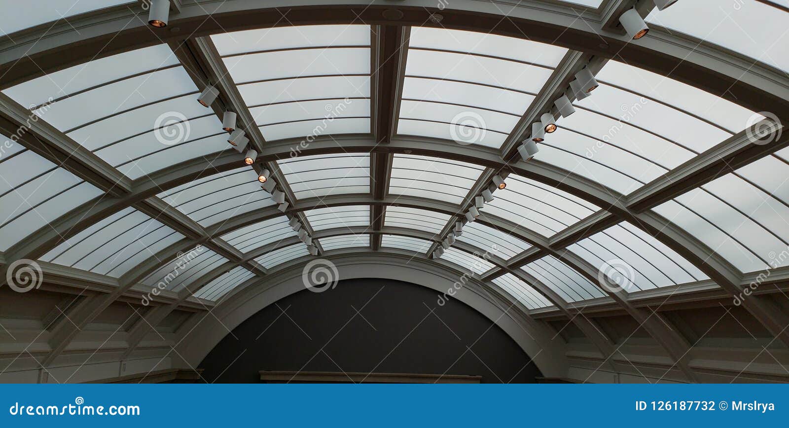 Modern Ceiling Skylight with Frosted Glass in the Cleveland Museum of ...