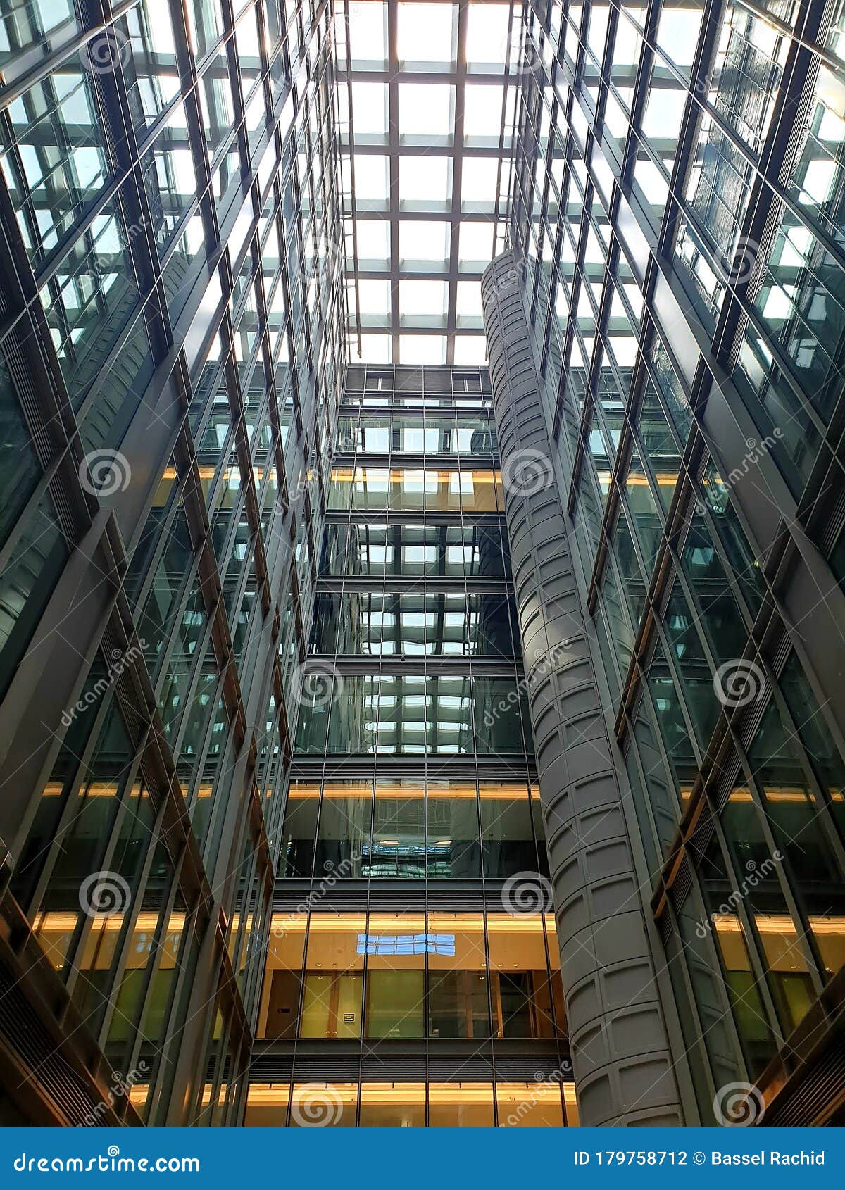 Skylight for a Modern Building from the Inside Editorial Photography ...