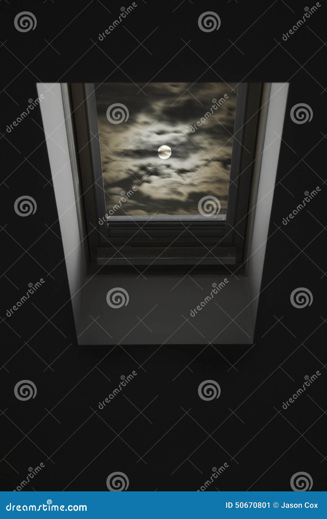 Skylight stock image. Image of portrait, indoors, moon - 50670801