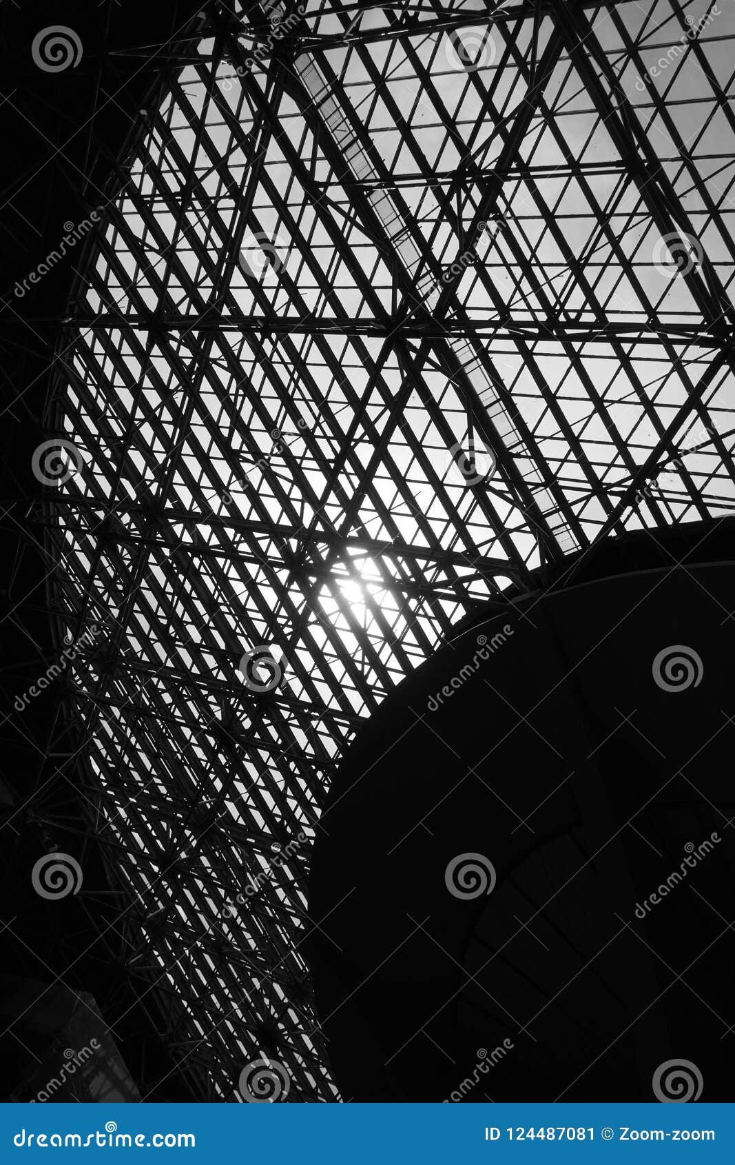 Skylight Window - Abstract Architectural Background Stock Image - Image ...