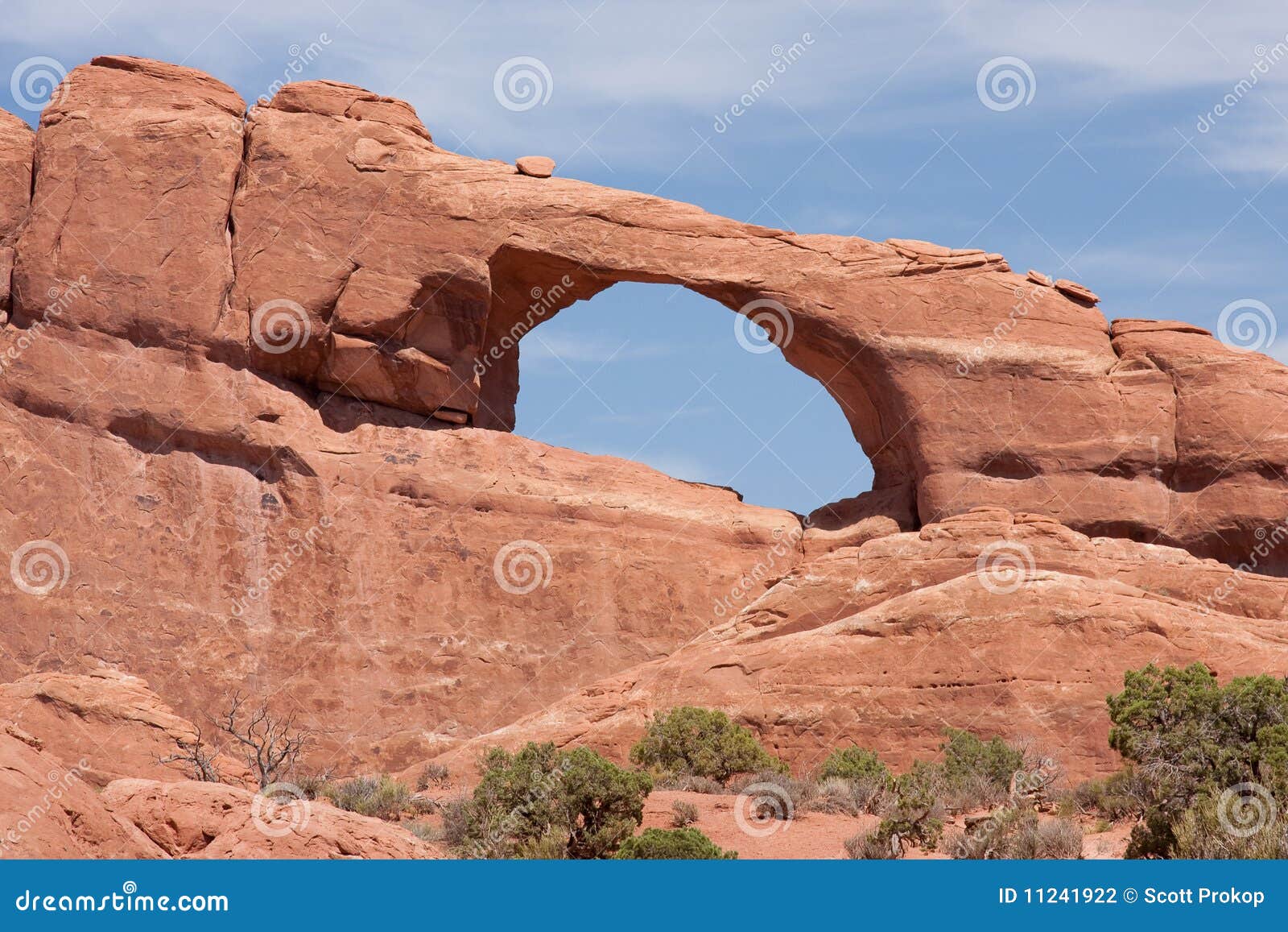 Skyline Arch stock photo. Image of national, mountain - 11241922