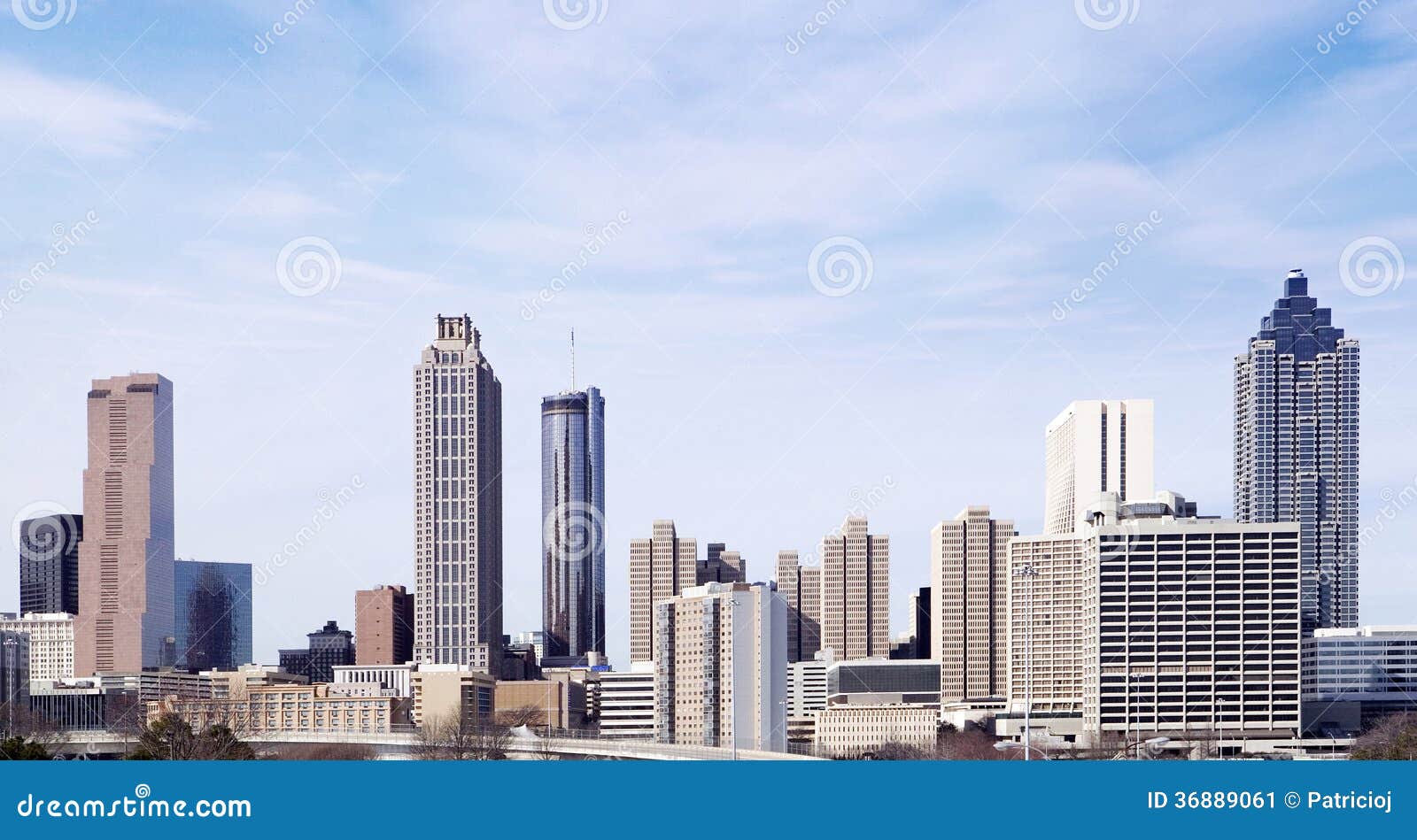 Skyline of Atlanta, Georgia Stock Image - Image of travel, panoramic ...
