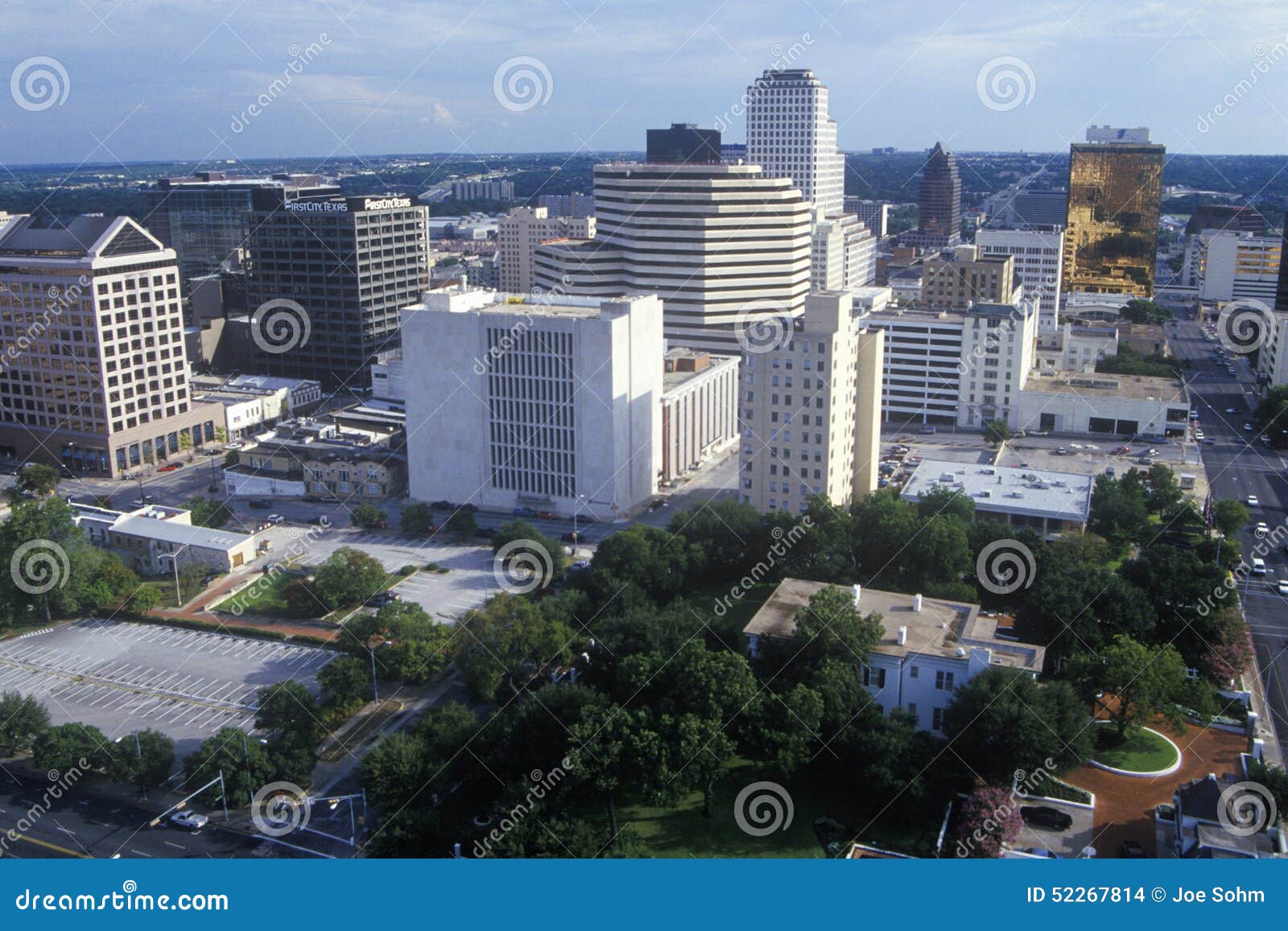 Skyline of Austin, TX, State Capitol at Sunset Editorial Stock Image ...