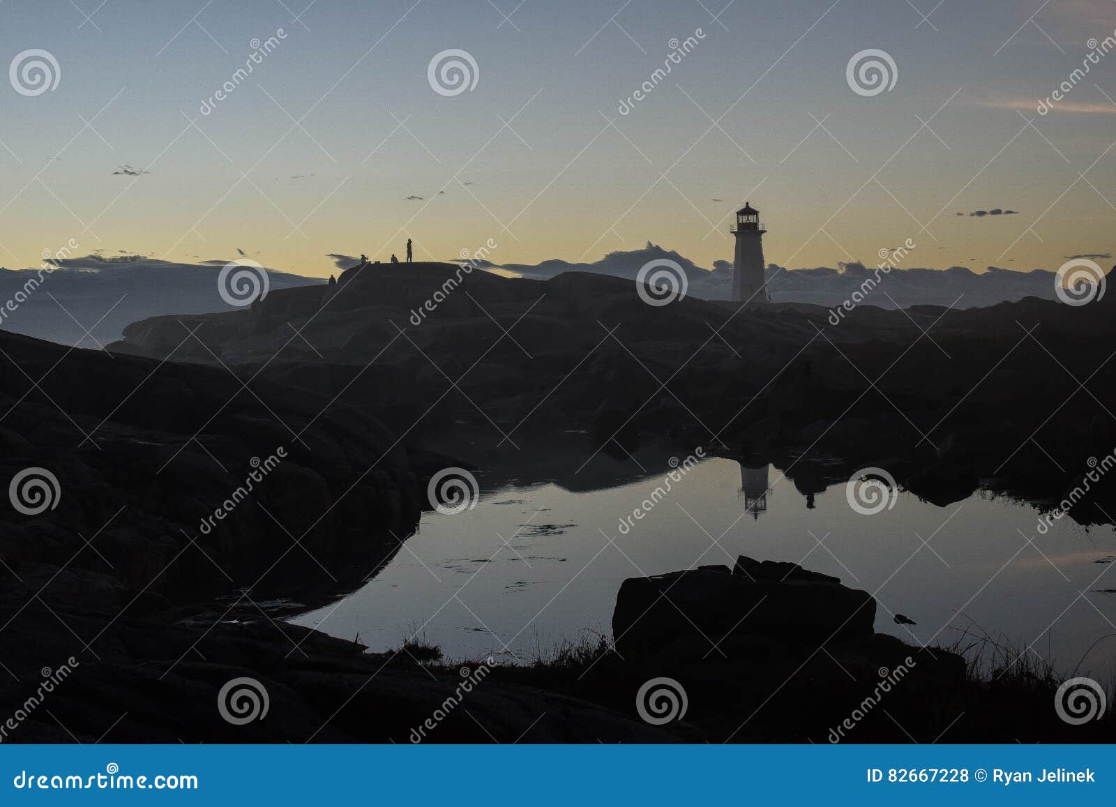 Skyline beach lighthouse stock photo. Image of peggys - 82667228