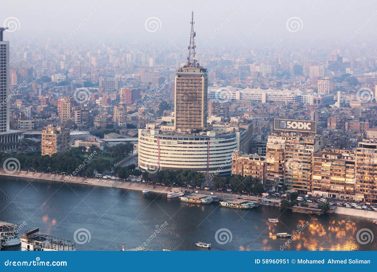 Skyline of Egypt Cairo during Sunset Editorial Photo - Image of arabic ...